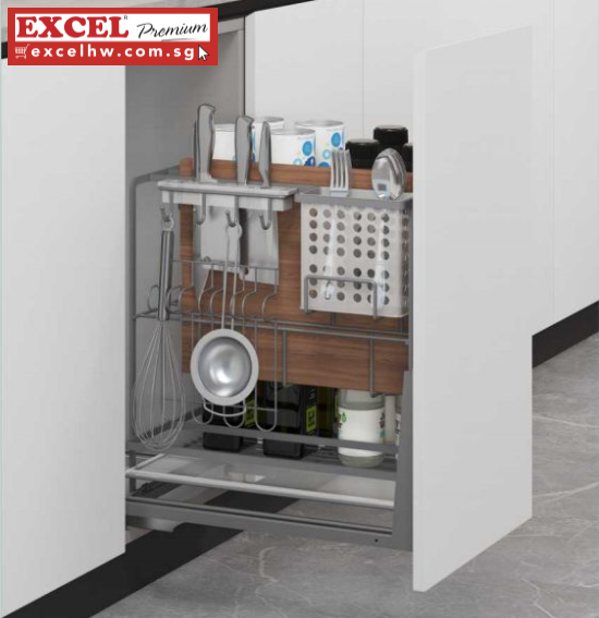 Notturno - Matte Black Series SUS304 Multipurpose Soft Closing Basket ...