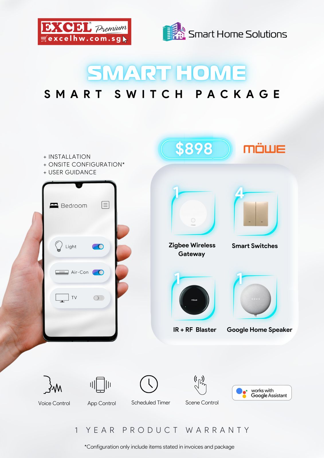 Smart Switch Package — Excel Hardware
