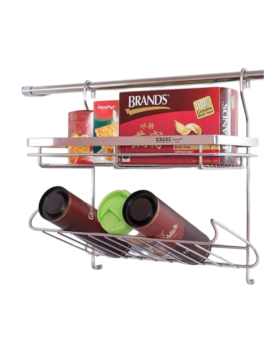 ITALIAN Series Sus304 2 Tier Double Sauce Rack — Excel Hardware