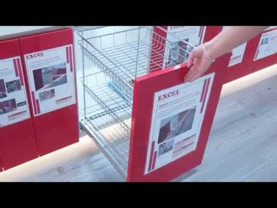 3 TIER DRAWER BASKET C/W FULL EXT RUNNER — Excel Hardware