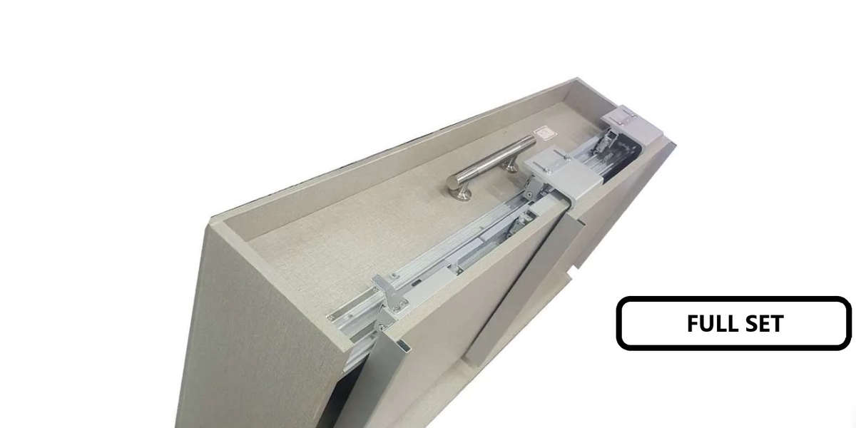 EXCEL-AREZZO T206S 2 DOOR HANGING SLIDING DOOR SOFT CLOSE SYSTEM (FULL ...